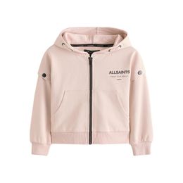 Smallsaints Sweatjacke 'Amphia Underground' M&auml;dchen Gr&ouml;&szlig;e 122 hellpink / schwarz