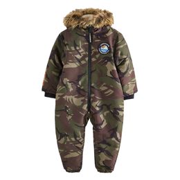 Superdry & Co Schneeanzug 'Everest' M&auml;dchen Gr&ouml;&szlig;e 80 greige / oliv / beere