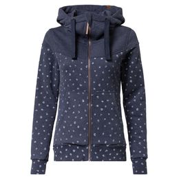 alife and kickin Alife & Kickin Sweatjacke 'PalinaAK B' Damen Gr&ouml;&szlig;e XL taubenblau / dunkelblau