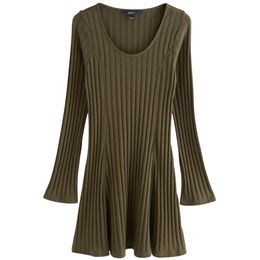 next Kleid Damen Gr&ouml;&szlig;e 34 khaki Winterkleid