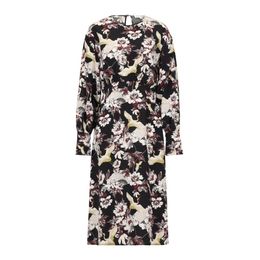 Guido Maria Kretschmer Women Kleid 'Orelia' Damen Gr&ouml;&szlig;e 40 grau / bordeaux / schwarz / naturwei&szlig; Sommerkleid