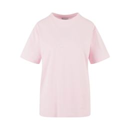 Karl Kani T-Shirt 'Signature' Damen Gr&ouml;&szlig;e M pastellpink / rot
