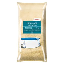 toom Filtersand extrafein f&uuml;r Sandfilteranlagen, K&ouml;rnung 0,4 - 0,8 mm, 25 kg