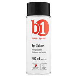 B1 Spr&uuml;hlack schwarz gl&auml;nzend 400 ml