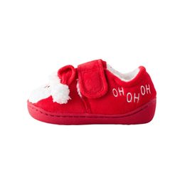 next Hausschuh Jungen Gr&ouml;&szlig;e 20.5 braun / rot / schwarz / wei&szlig;