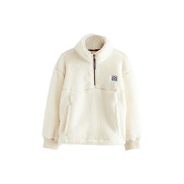 Superdry & Co Fleece Jacket girl size 122 Petrol / Cranberry / White