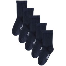 Clarks Socken M&auml;dchen Gr&ouml;&szlig;e 31/36 navy / wei&szlig;