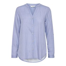 B.Young Bluse 'Fabianne' Damen Gr&ouml;&szlig;e S hellblau / wei&szlig;