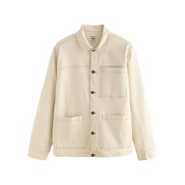 next Button Up Shirt male size S Ecru