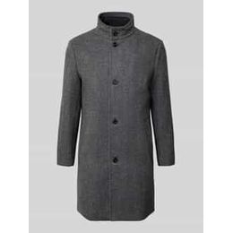 Selected Homme Regular Fit Wollmantel mit Stepp-Einsatz Modell 'RAINAR'