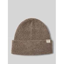 Barts Beanie mit Umschlag und Label-Detail Modell 'Willian'