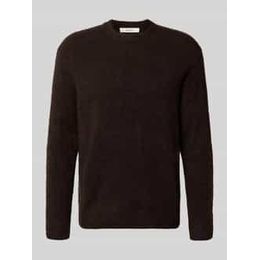 Selected Homme Relaxed Fit Strickpullover mit Woll-Anteil Modell 'RAI BRUSHED'
