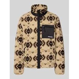 Review Sweatjacke mit Stehkragen