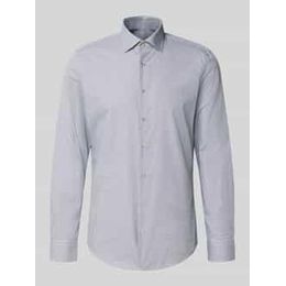 Seidensticker Slim Fit Business-Hemd im Allover-Look Modell 'New Kent'