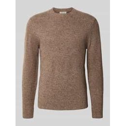 Casual Friday Strickpullover mit gerippten Abschlüssen Modell 'ANTE'