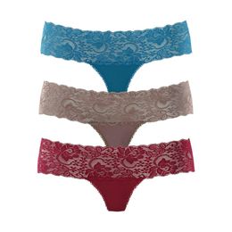 Vivance String Damen Gr&ouml;&szlig;e XL taupe / petrol / bordeaux