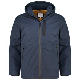 Jack & Jones Gro&szlig;e Gr&ouml;&szlig;en Jack&Jones Softshelljacke, wasserabweisend Farbe marine Gr&ouml;&szlig;e: 4XL