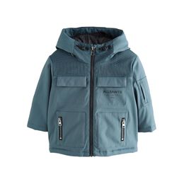Smallsaints Mantel 'Underground' Jungen Gr&ouml;&szlig;e 116 cyanblau / schwarz