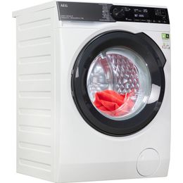 AEG Waschmaschine "LR8E75490", Energieeffizienz: A (A-G), weiß, B:59,7cm H:84,7cm T:66cm, Waschmaschinen, UniversalDose: löst PODS/Caps 60 % schneller auf für beste Reingung