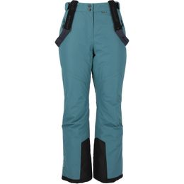 Skihose WHISTLER "Fairway Jr.", Kinder, Gr. 128, EURO-Größen, blau, 100% Polyester, unifarben, lang, Hosen, mit 10.000 mm Wassersäule
