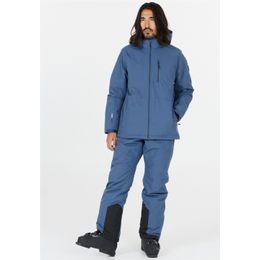 Skijacke WHISTLER "Drizzle", Herren, Gr. L, blau (hellblau), 100% Polyester, unifarben, Sportlich, Rundhals, Jacken, mit wasserabweisender Membran