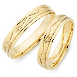 Phoenix Trauring PH&Ouml;NIX "Schmuck Partnerring Ehering Verlobungsring Freundschaftsring" Gr. 72, gelbgoldfarben, Fingerringe, Damen, 72, Silber 925 (Sterlingsilber), 4mm, Trauring, Made in Germany