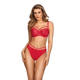 Wiesmann Bügel-BH "Wendy" in Rot - 73% | Größe 85B | Damen-bhs