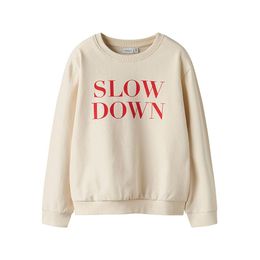 name it Sweatshirt ''Riana'' in Creme - 20% | Größe 122/128 | Kinder-sweatshirts-jacken