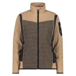 CMP Hybridjacke in Beige/ Schwarz - 64% | Gr&ouml;&szlig;e 38 | Damen-outdoorjacken