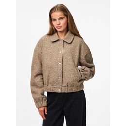 Pieces Teddyjacke "Pcnadia" in Camel - 55% | Gr&ouml;&szlig;e M | Damenjacken