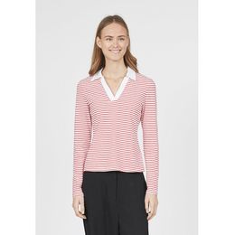 Sisters Point Longsleeve in Wei&szlig;/ Rot - 63% | Gr&ouml;&szlig;e S | Damen-tops