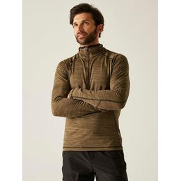 Regatta Fleecepullover "Yonder II" in Hellbraun - 68% | Gr&ouml;&szlig;e L | Herren-fleece