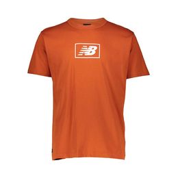 New Balance Shirt "Essentials" in Orange - 40% | Größe M | Herren-plussize