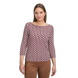 Betty Barclay Longsleeve in Rot/ Cream - 73% | Gr&ouml;&szlig;e 36 | Damen-tops