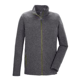 Killtec Fleecejacke "KOS 368" in Grau - 43% | Gr&ouml;&szlig;e XL | Herren-pullover-sport