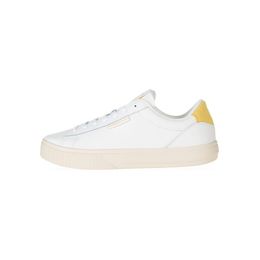 Tommy Hilfiger Shoes Leder-Sneakers in Weiß - 29% | Größe 40 | Damen-sneakers