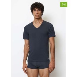 Marc O'Polo Marc O ́Polo 2er-Set: Shirts in Dunkelblau - 57% | Gr&ouml;&szlig;e M | Herren-plussize