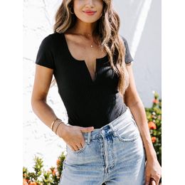 Milan Kiss Shirt in Schwarz - 70% | Gr&ouml;&szlig;e L | Damen-tops