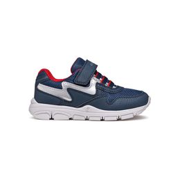 Geox Sneakers "New Torque" in Dunkelblau/ Silber - 45% | Gr&ouml;&szlig;e 28 | Kindersneakers