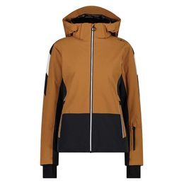 CMP Ski-/ Snowboardjacke in Hellbraun/ Schwarz - 54% | Gr&ouml;&szlig;e 42 | Damen-outdoorjacken