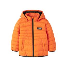 name it Steppjacke "Marble" in Orange - 11% | Größe 122 | Kinderjacken