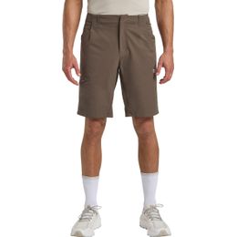 Shorts Jack Wolfskin "PRELIGHT STRIDE SHORTS M", Herren, Gr. 50, Normalgr&ouml;&szlig;en, braun (cold, coffee), Oberstoff: 100% POLYESTER ; Futter 1:00% POLYESTER, Hosen Shorts