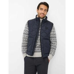 Steppweste Brax "Style BOB", Herren, Gr. L, navy, Web, 98% Polyester, 2% Sonstige Fasern, Westen