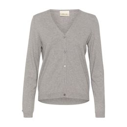 Cream Knit Cardigan 'Dela' female Grey size L