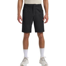 Shorts Jack Wolfskin "PRELIGHT STRIDE SHORTS M", Herren, Gr. 50, Normalgr&ouml;&szlig;en, schwarz, Oberstoff: 100% POLYESTER ; Futter 1:00% POLYESTER, Hosen Shorts