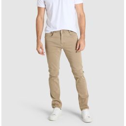 Straight-Jeans MAC "Arne Pipe", Herren, Gr. 34, Länge 30, grau (clay), Denim/Jeans, Obermaterial: 94% Baumwolle, 4% Polyester, 2% Elasthan, Casual, Jeans