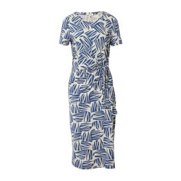 s.Oliver Kleid Damen Größe 34 dunkelblau / offwhite Winterkleid