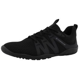 Sneaker Tom Tailor, Herren, Gr. 43, schwarz, Lederimitat, Textil, Sportlich, Schuhe, Freizeitschuh, Halbschuh, Schnürschuh mit Logoschriftzug