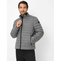 Steppjacke Brax "Style CRAIG", Herren, Gr. M, grau, Web, 100% Polyester, Jacken