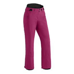 Skihose Maier Sports "EDDI", Damen, Gr. 40, Normalgrößen, magenta, 100% POLYESTER, Hosen Skihose, Damen Schneehose atmungsaktiv und wasserdicht Regular Fit